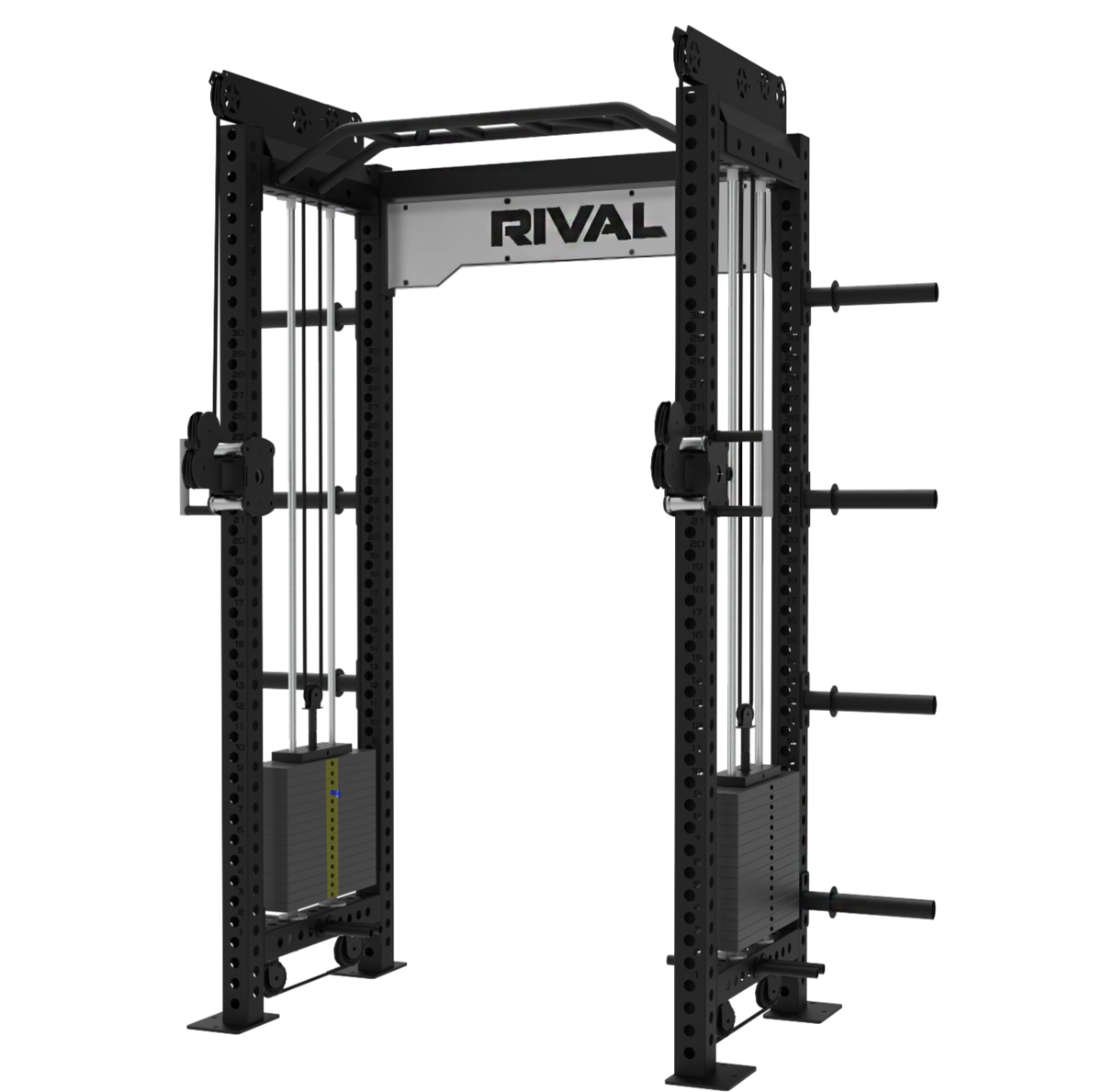 Rival S-2 Series Compact Power Rack With Dual Adjustable Pulley – Rival Strength