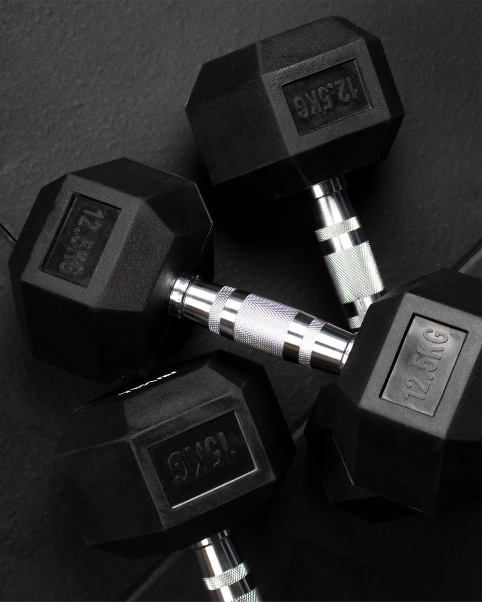 Hex Dumbbells – Rival Strength