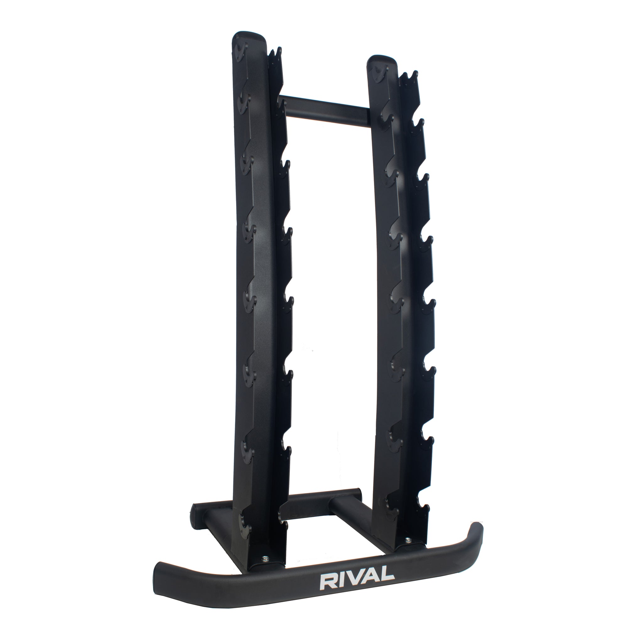 Rival Front-Facing 8 pair Commercial Vertical Dumbbell Storage Rack ...
