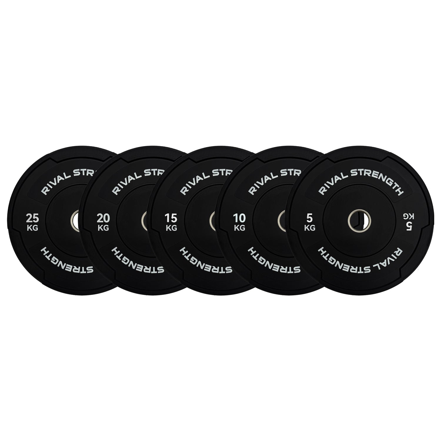 Rival Olympic Black Bumper Plates 2.0 – Rival Strength