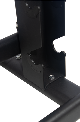 Rival Front-Facing 10 pair Commercial Vertical Hex Dumbbell Storage Ra ...