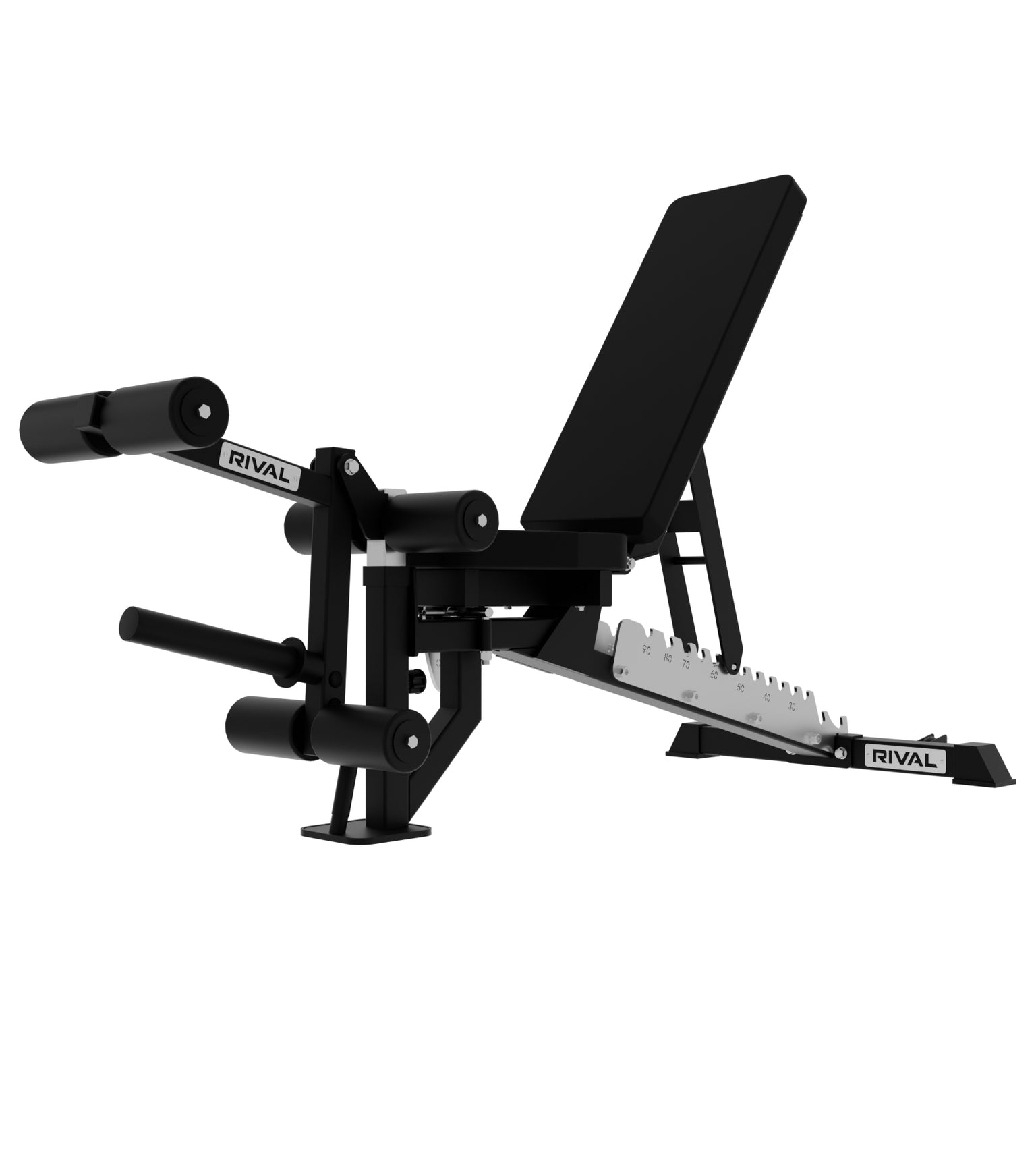 Leg Curl and Extension Attachment for Rival Super FID Adjustable Bench ...