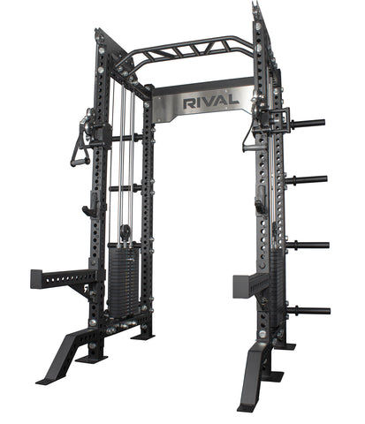 Rival S-2 Series Half Power Rack With Dual Adjustable Pulley – Rival ...