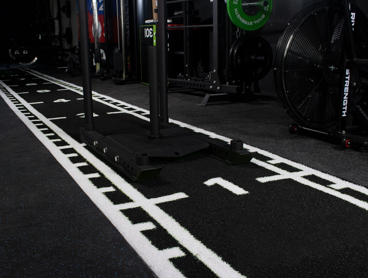 Rival Sprint & Sled Track With Full Markings (1m x 10m) – Rival Strength