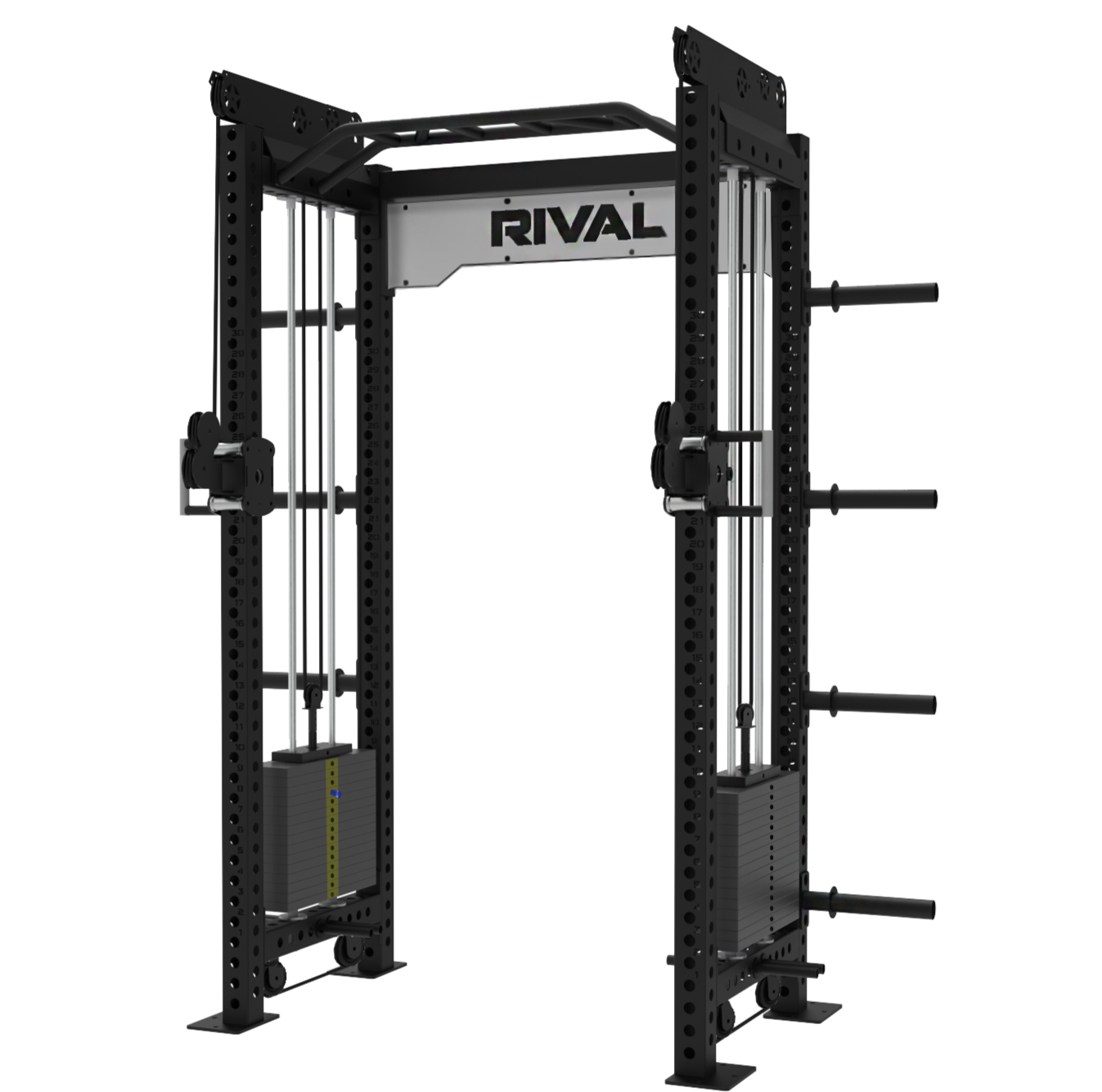 Rival S-2 Series Compact Power Rack With Dual Adjustable Pulley – Rival ...