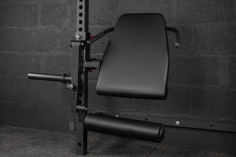 Rival S-Series Rack Mounted Leg Curl & Extension Attachment (75mm ...
