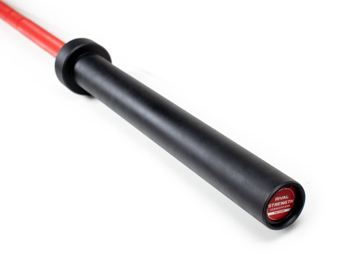 20KG Red Cerakote Olympic 7ft Barbell - 4 Bearings – Rival Strength